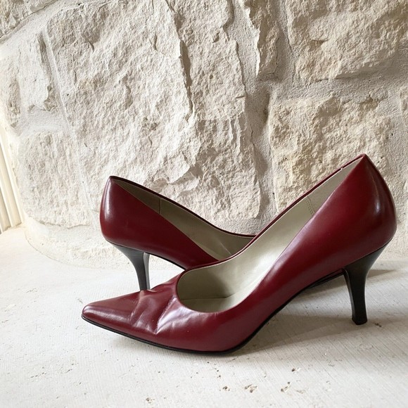 Anne Klein | Shoes | Ak Anne Klein Heels Pumps Classy Red High Heels ...